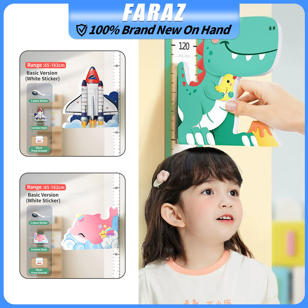 EVA/PVC Magnetic Height Growth Chart Height Wall Sticker Growth Chart ...