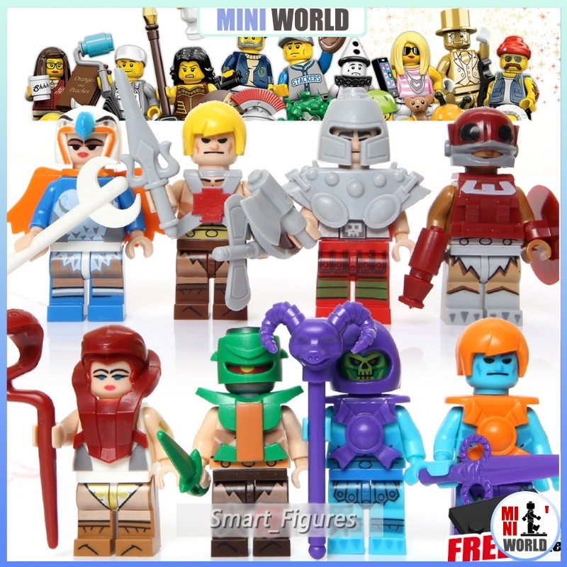 He-Man Minifigures Masters of The Universe Sorceress Building Blocks ...
