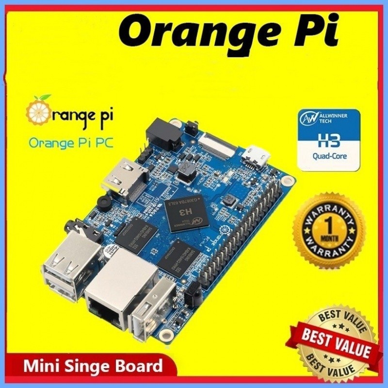 [In stock]Orange Pi PC 1GB H3 Quad-Core Support Android,Ubuntu,Debian ...