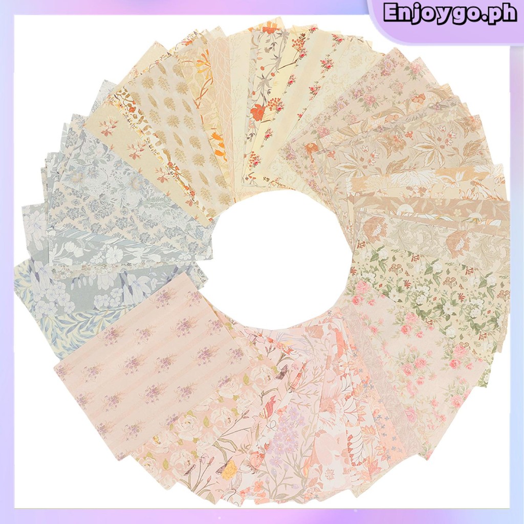 240Pcs Scrapbook Paper 6 Styles Textured Scrapbook Paper Decorative ...