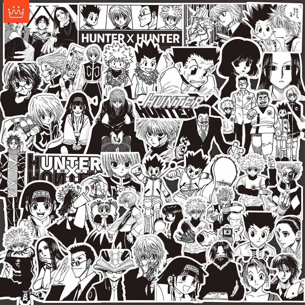 J· HUNTERHUNTER Stickers Set Japanese Anime Graffiti Waterproof Decals ...