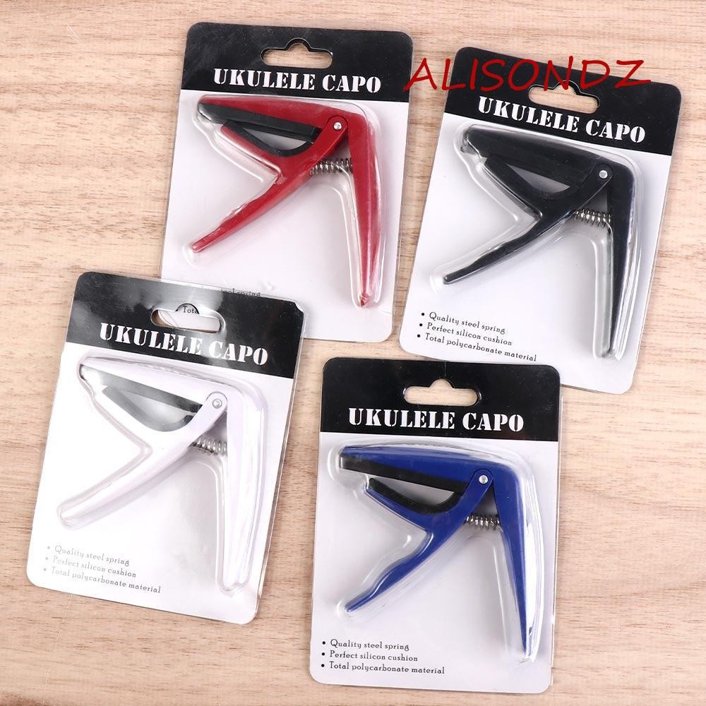 ALISONDZ Universal Guitar Capo, Plastic Red Guitarra Tuning Clamp ...