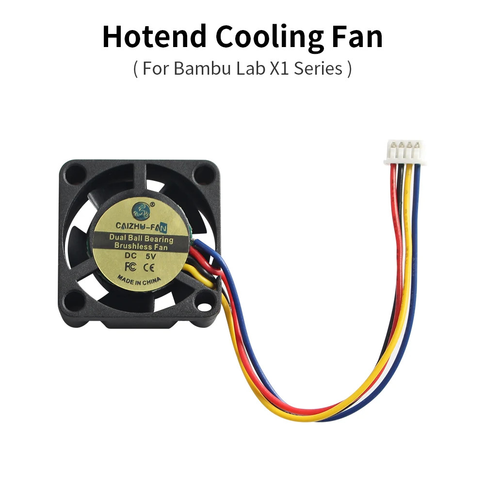 For Bambu Lab X1 Series Hotend Cooling Fan 2510 Dual Ball Bearing ...