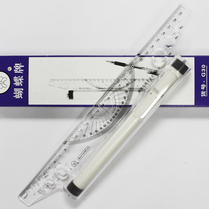 Butterfly corner ruler, 30cm balanced ruler, magic ruler, parallel ...