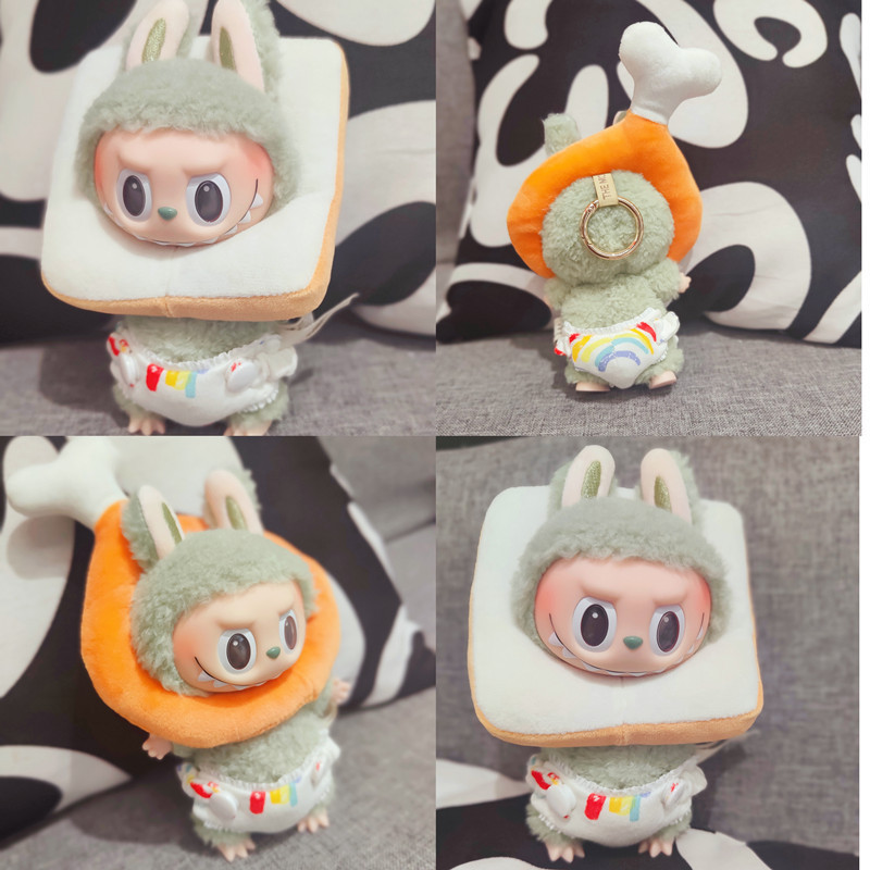 Rainbow Chicken Leg Diapers labubu Pendant Small Clothes Macaron Pull ...