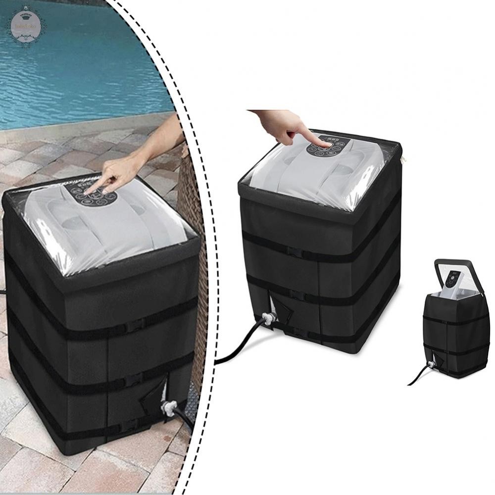 Heavy Duty Spa Heater Pump Cover with Adjustable Brackets for Weather ...