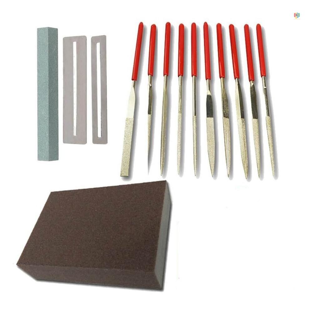 Stainless Steel Guitar Fret Polishing File Kit Fret Polishing ...