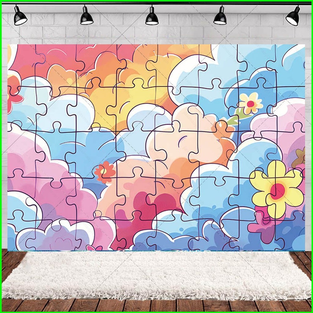 JX1 Block puzzles Theme decoration Celebrate Party Photo Photography ...
