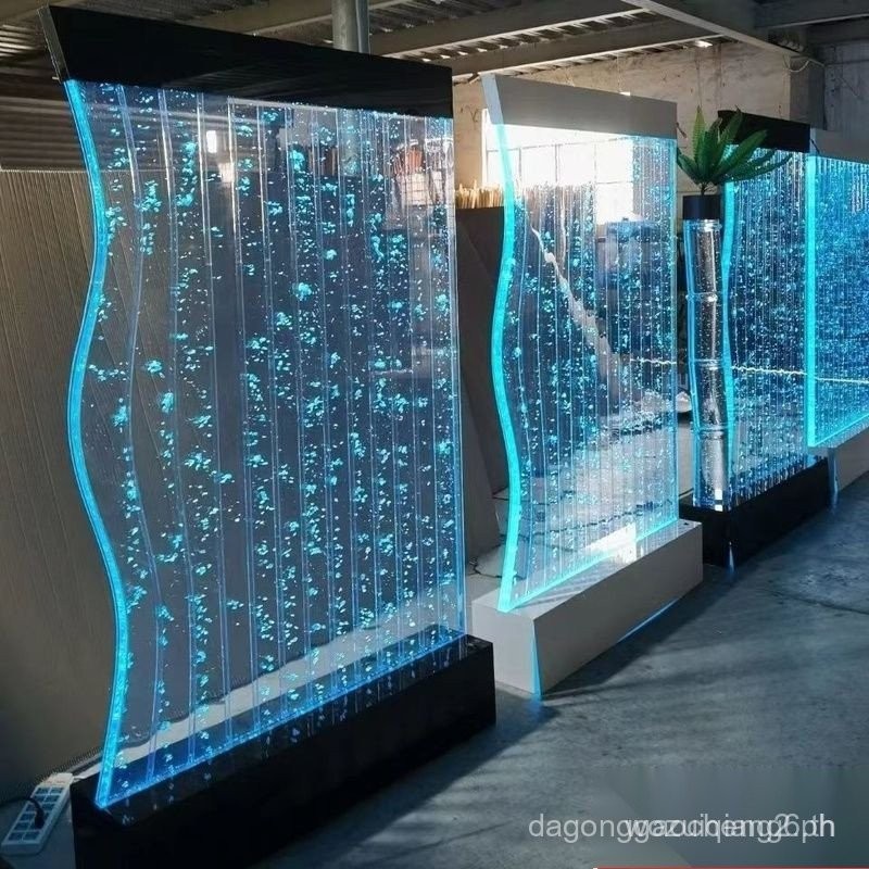 Custom Water Curtain Screen for Living Room, Dining Area, Entrance ...