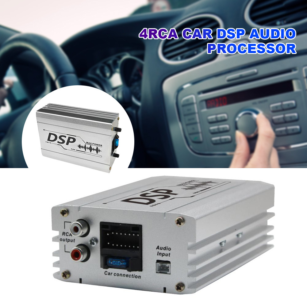 Car DSP Digital Audio Processor 4 In 6 Out Audio Digital Sound Processor Car Audio Digital ...