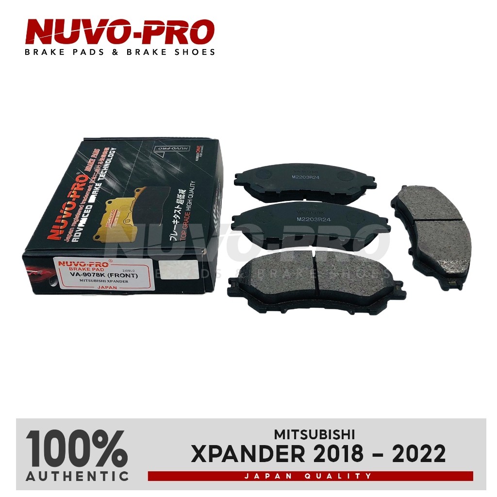 NUVO BRAKE PAD MITSUBISHI XPANDER FRONT VA-9078 1SET | Shopee Philippines