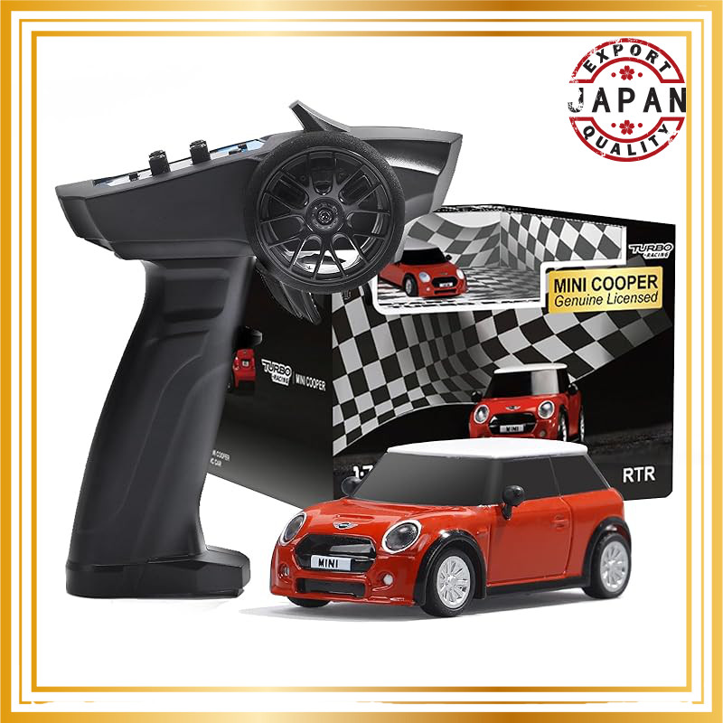 DEERC RC Car BMW Mini Cooper 1/76 Mini RC Car 30 Minutes Continuous Use ...