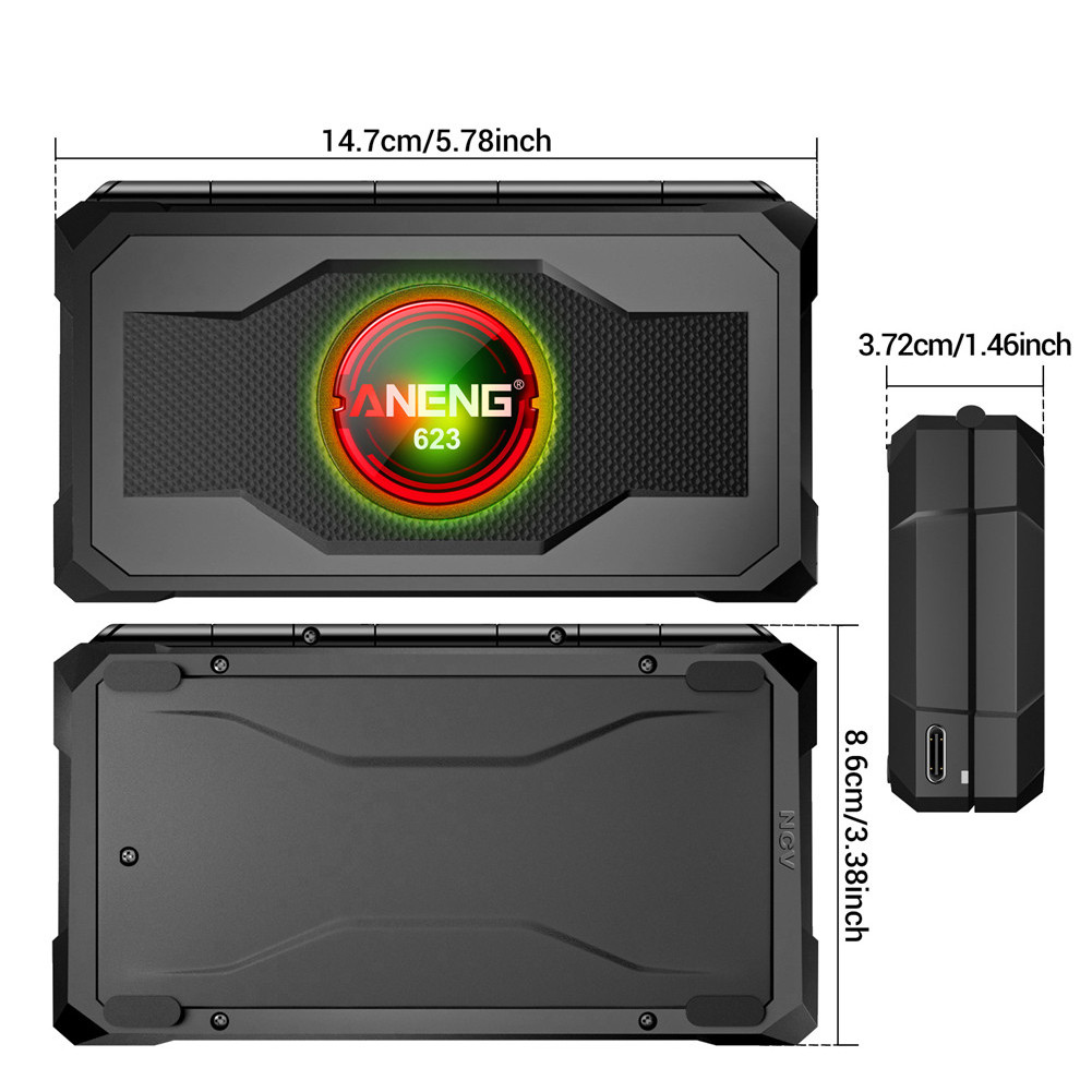 Digital Auto Repair Multimeter NCV AC/DC Voltage/Current Tester (High ...