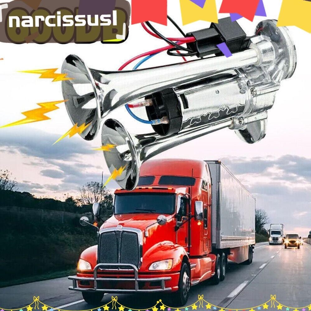 NARCIS Air Horn, Super Loud Dual Tone Dual Trumpet Horn, Dual Trumpet ...