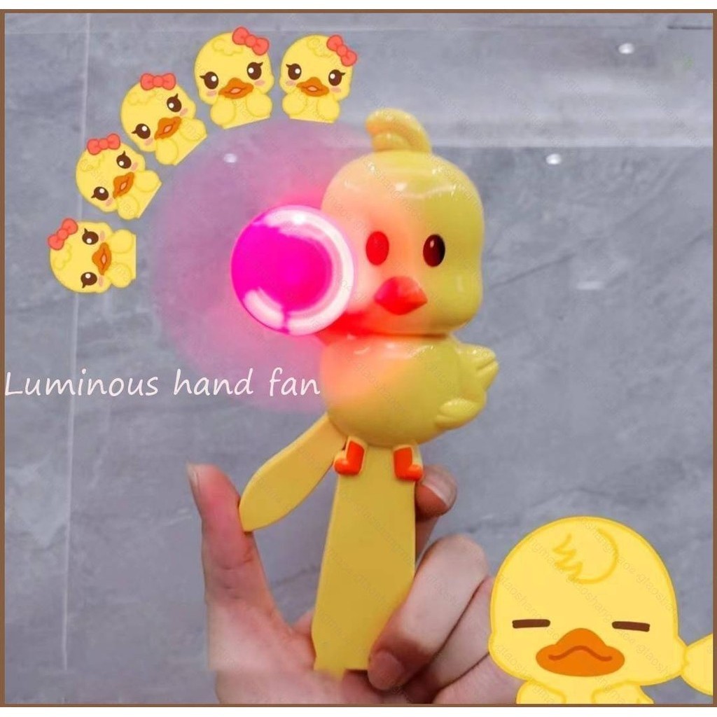 Ultraman Spider-man light electric mini toy fan summer manual press ...