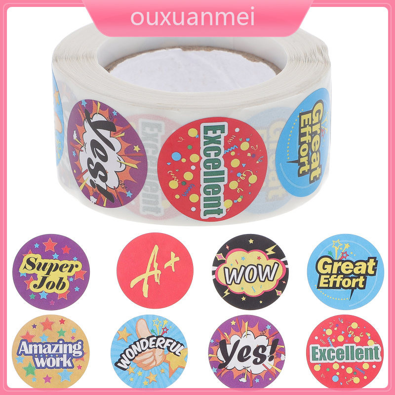 Reward Stickers Water Bottle Laptop Teacher Decals Label Kids ...