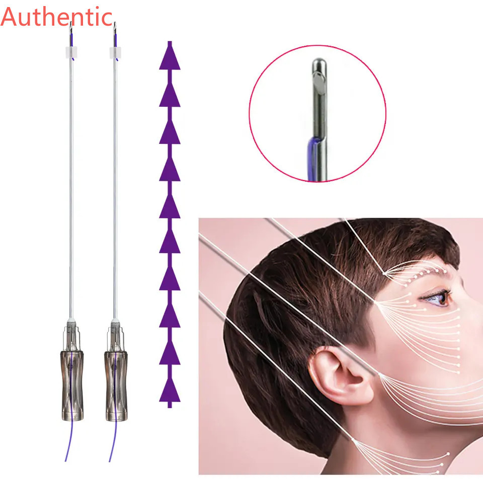 20pcs face lift Pdo Thread Minerva 18G*100mm Fishbone Cog Threads With ...