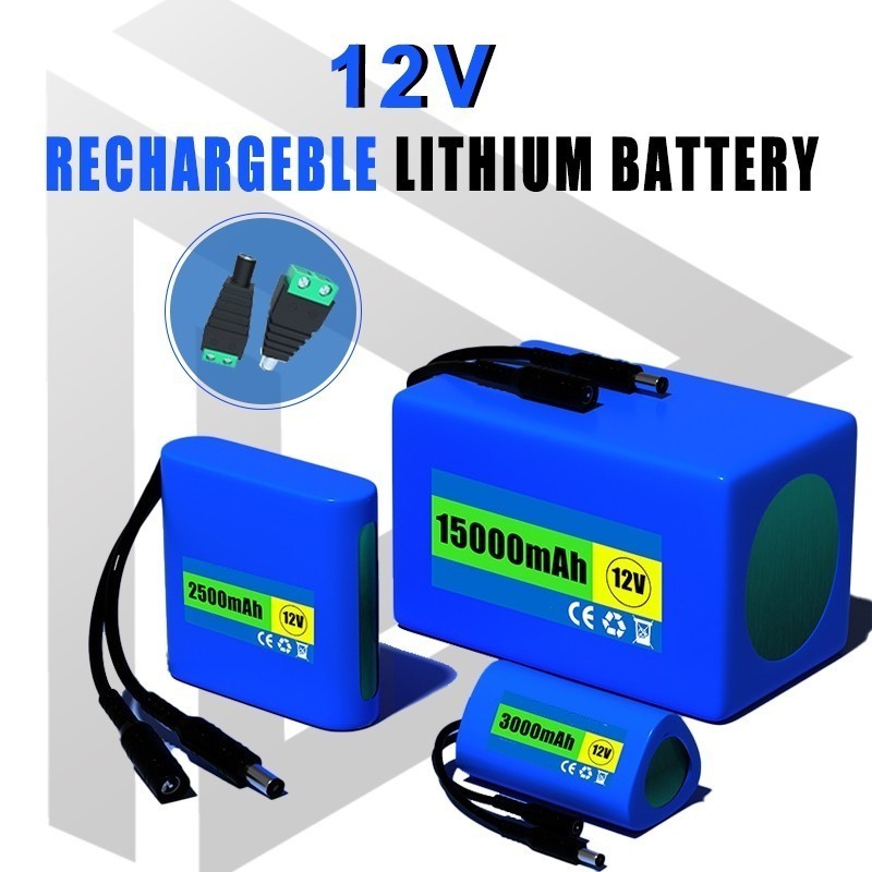 Lithium Battery 18650 Rechargeable Battery Solar Light Battery 12V ...