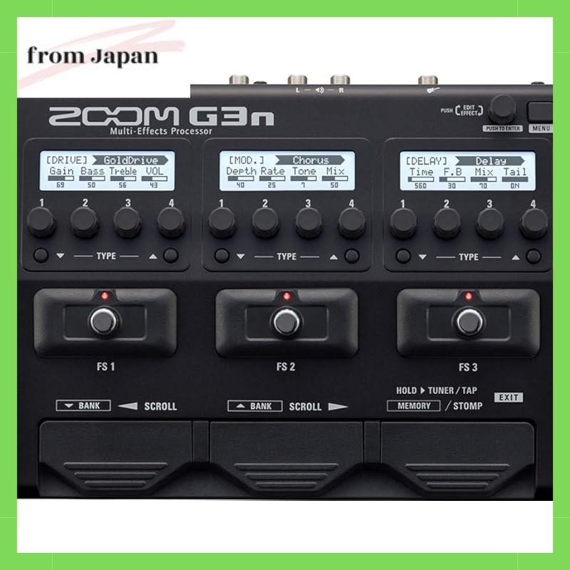 Zoom G3n G-Series Guitar Multi-Effects Processor 70 (68 effects, 1 looper pedal, 1 rhythm pedal ...