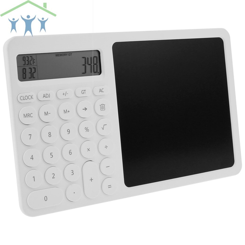 10 Digit Calculator with Erasable Writing Tablet Portable Desktop ...