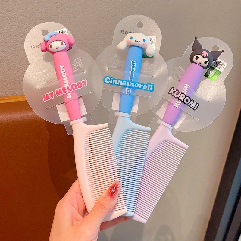 Sanrio Hair Brush Kuromi My Melody Kawaii Combs Hello Kitty Cartoon ...