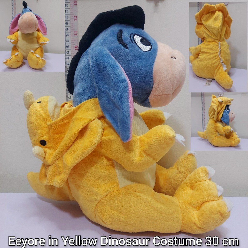 Disney Eeyore in Yellow Dinosaur Costume 30 cm Stuff Toy | Shopee ...