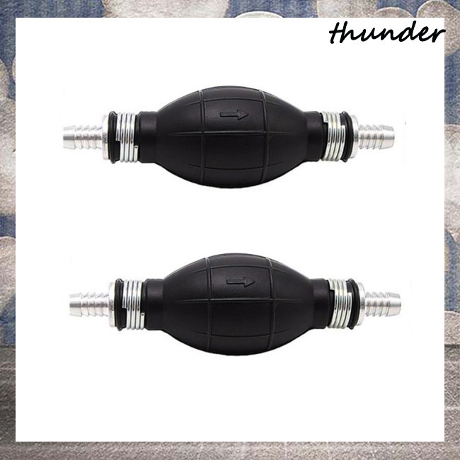 Exclusive deal! 2pcs Bulb-type Rubber Fuel Transfer Vacuum Fuel Line ...