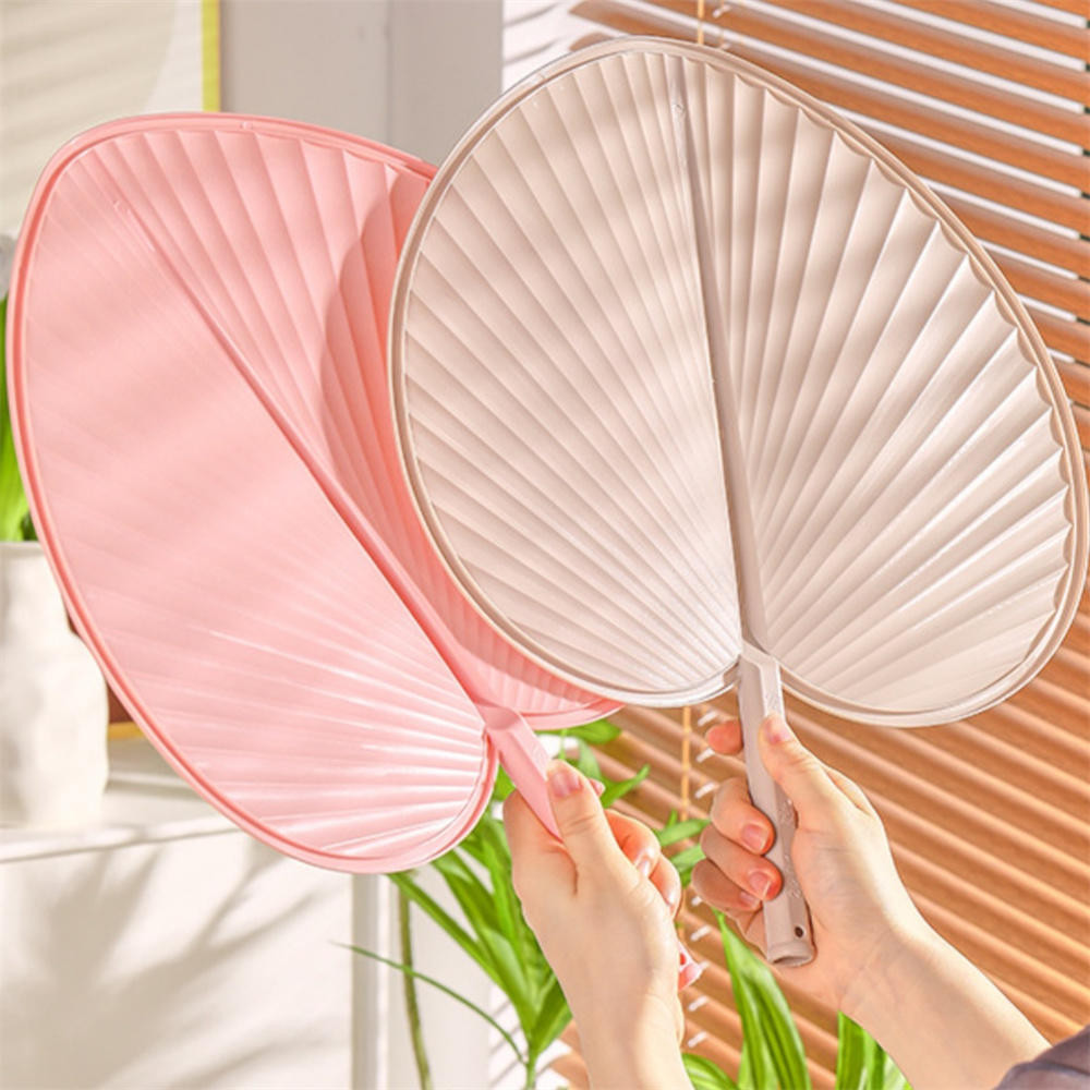 Artificial Palm Fan Leaf Fan Plastic Hand Fans Vintage Dried Fan For ...