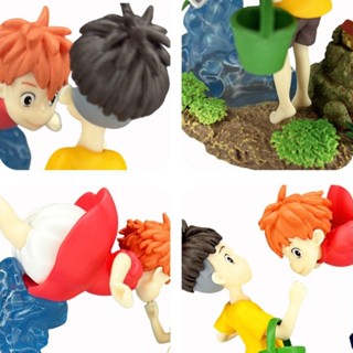 PEONY Ponyo on The Cliff Figure, Collection PVC Ponyo Sousky Seagal ...