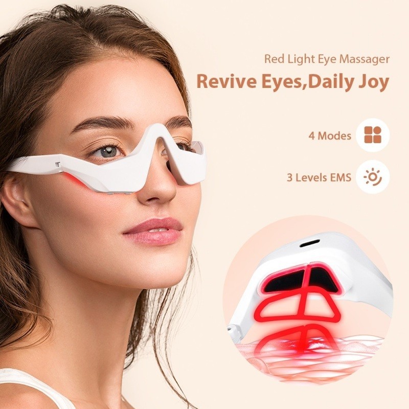 Eye Massager 3D Red Light Relieves Eye Bag Relieve Eye Wrinkles Dark ...