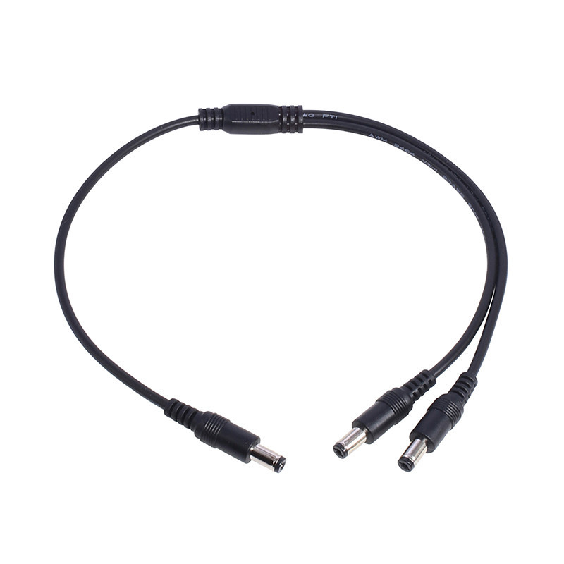 Meuctiffy 1 Male To 2 Male Connector 5.5mm*2.1mm Male To Male Plug DC ...
