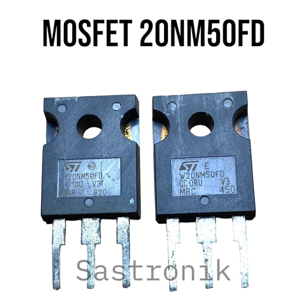Mosfet W20NM50FD 20A 500v ready removal | Shopee Philippines