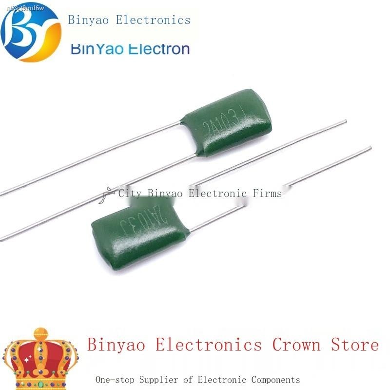 CL11 Polyester Capacitor 2A103J 10NF=0.01UF 100V103J 5% Error Foot ...