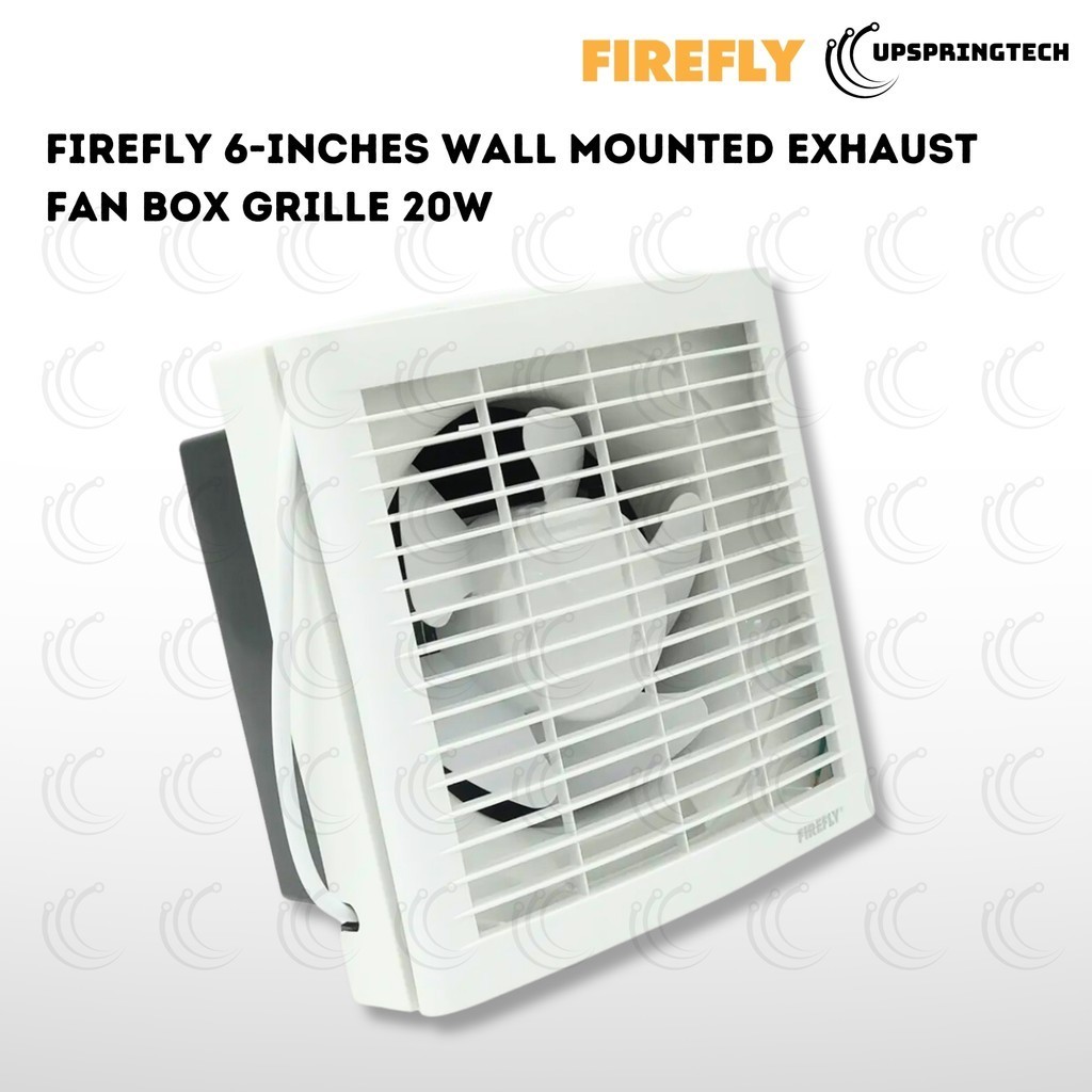 FIREFLY 6-Inches Wall Mounted Exhaust Fan Box Grille 20W | Shopee ...