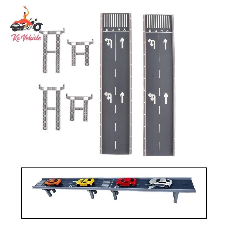 [Whstrong] 1:150 Road Model Realistic Elevated Bridge Layout, Car ...