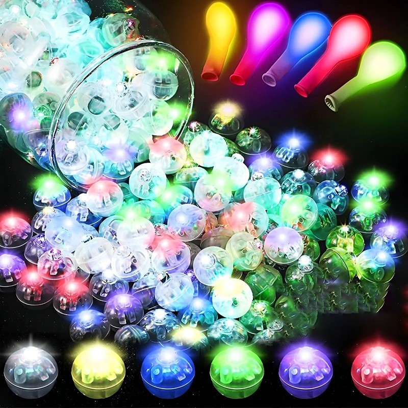 Multicolor LED Balloon Lights/Waterproof Flash Round Small Led Light ...
