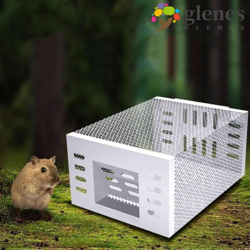 GLENES Mousetrap, Automatic Metal Continuous Cycle Mouse Trap, High ...