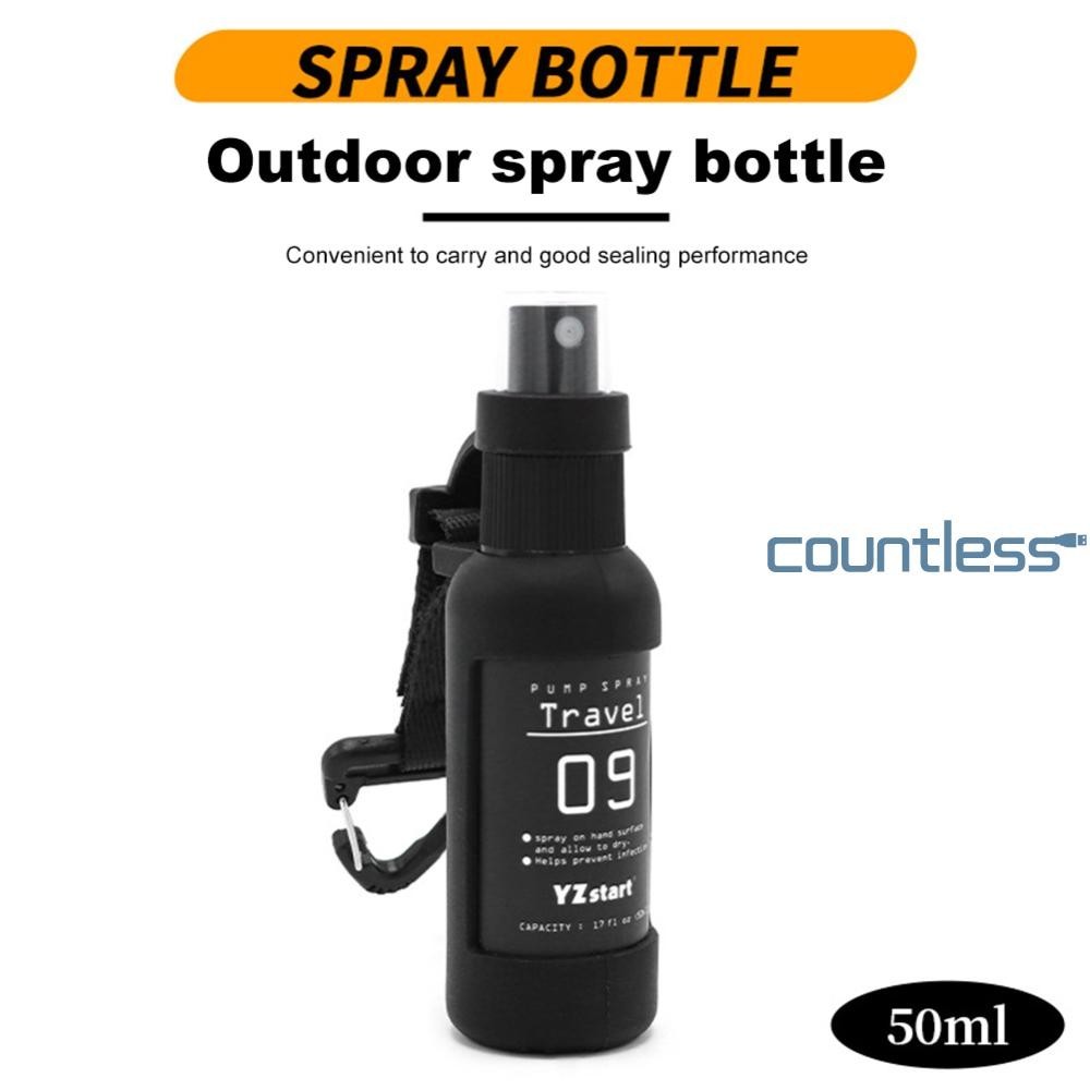 50ml Alcohol Spray Bottle with Tactical Hook Strap Refillable Spray ...