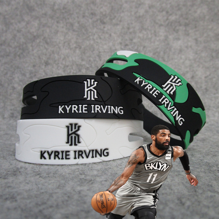 NBA Sports Wristband Basketball Star Kyrie Irving Personality Wristband ...