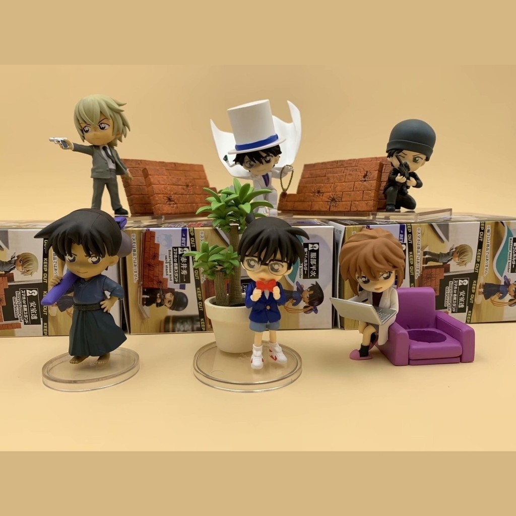 6Desktop Conan Detective Conan Kidd Amuro Tooru Ai Haibara Capsule Toy ...