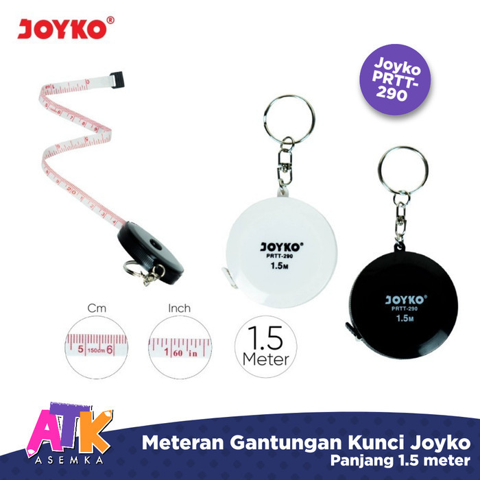 GANTUNGAN Keychain Meter PRTT-290 Mini Pocket Ruler Tailoring TapeJoyko ...