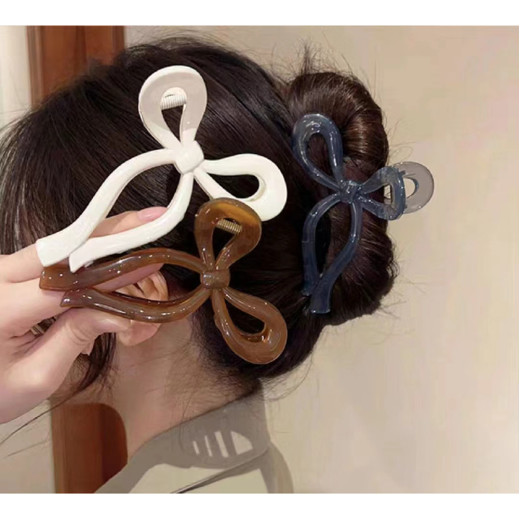 INS Hair Clamp For Stylish Hair Accessories, Large Jelly Color Hair ...