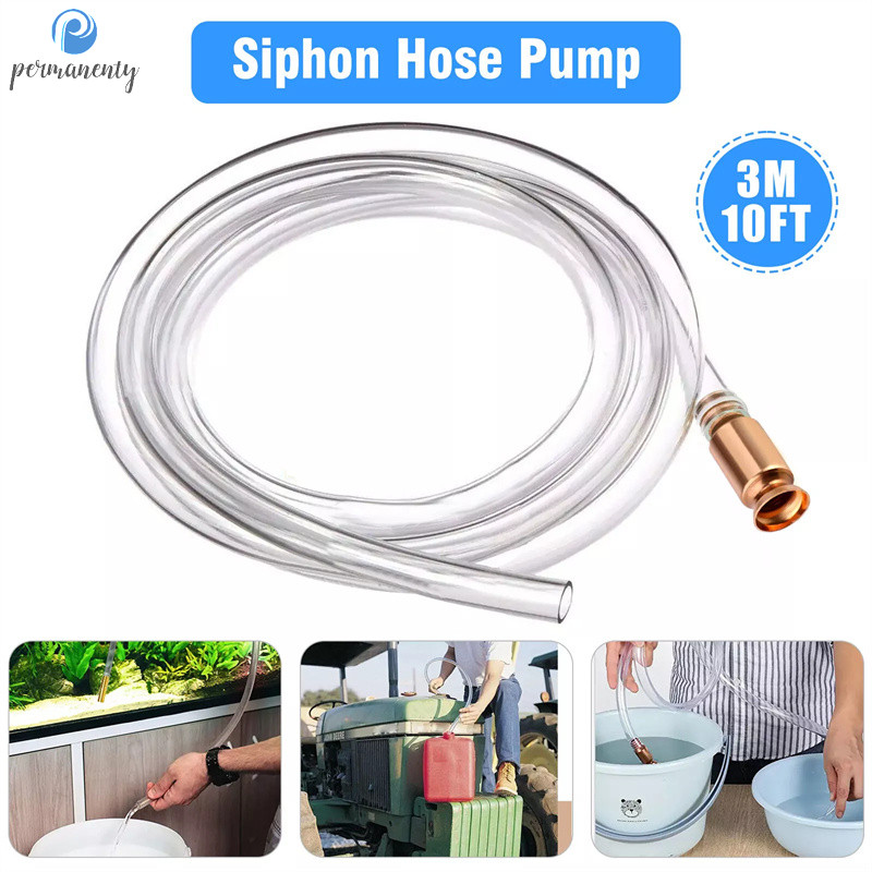 Permanenty 3M Safety Self Priming Copper Siphon Refueling Gas Syphon ...