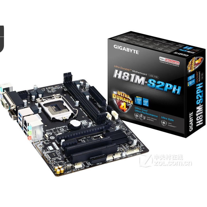 ((Motherboard) Genuine Gigabyte/Gigabyte H81M-S2PH Desktop H81 Computer ...