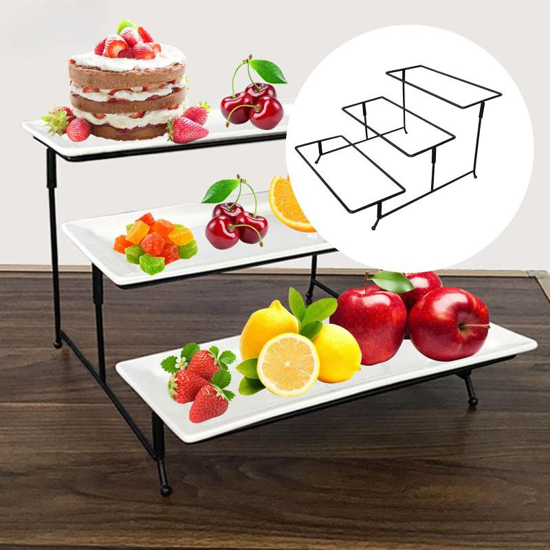 Platter Stand 3 Tier Collapsible Serving Stand Suitable Dessert Table ...