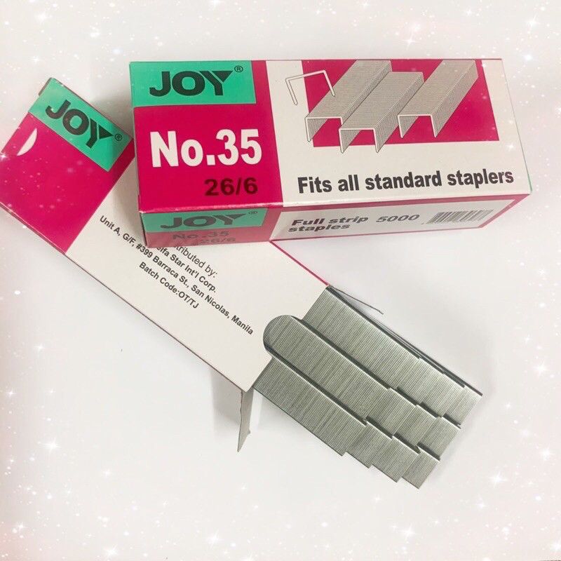 Joy Staple stapler Wires #10 #35 | Shopee Philippines