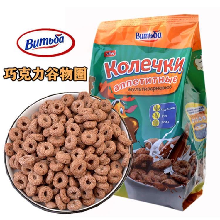 Russian Cereal Oatmeal Imported Dry Eat Cereal Chocolate Cocoa Ring ...