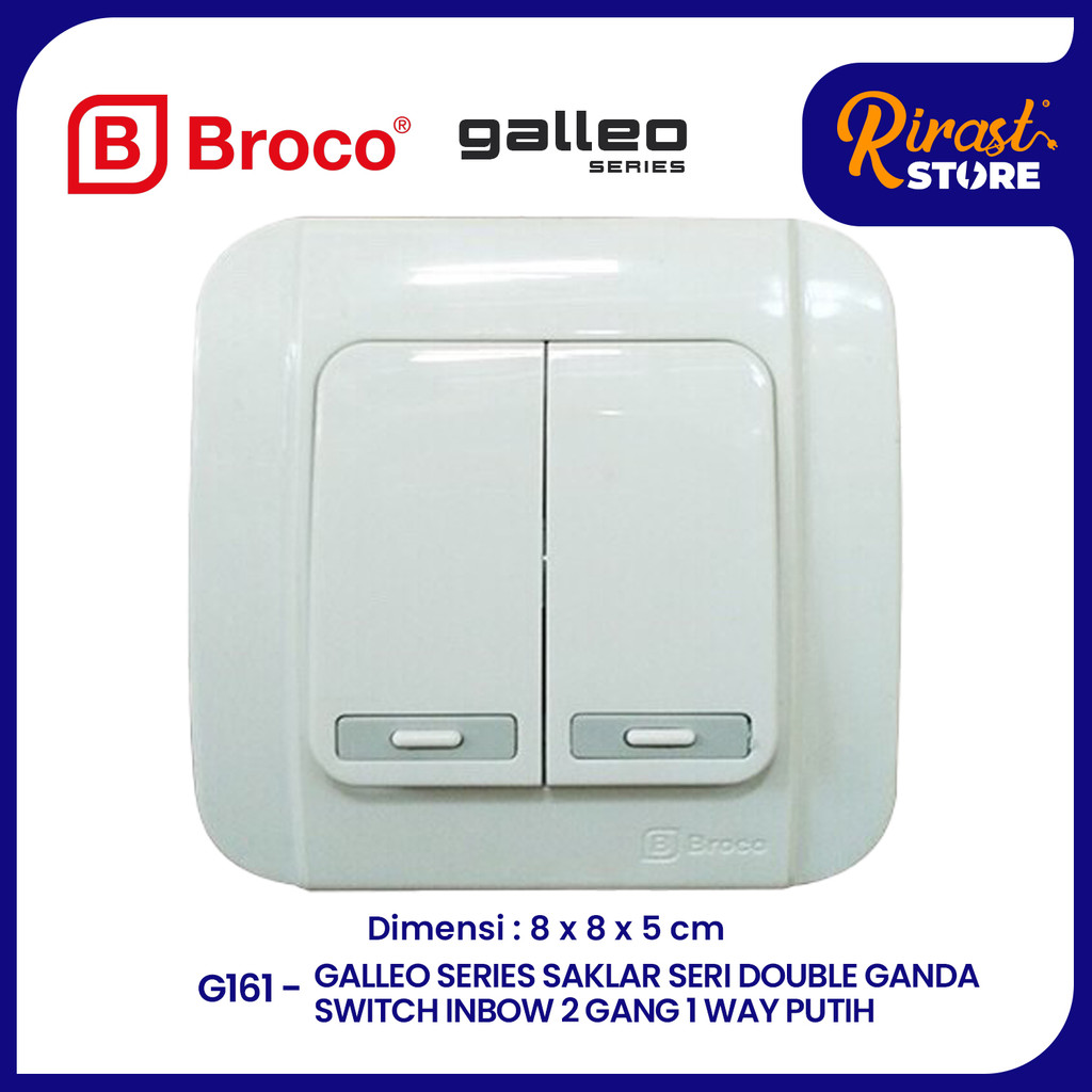 RIRAST- BROCO GALLEO SERIES G162-55S DOUBLE DOUBLE DOUBLE SERIES SWITCH ...