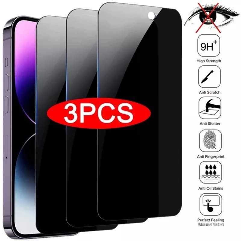 1-3Pcs Anti-Spy Privacy Tempered Glass Realme Note C75 60X 50 60 C61 C67 C65 C63 C53 C55 C51 C35 ...