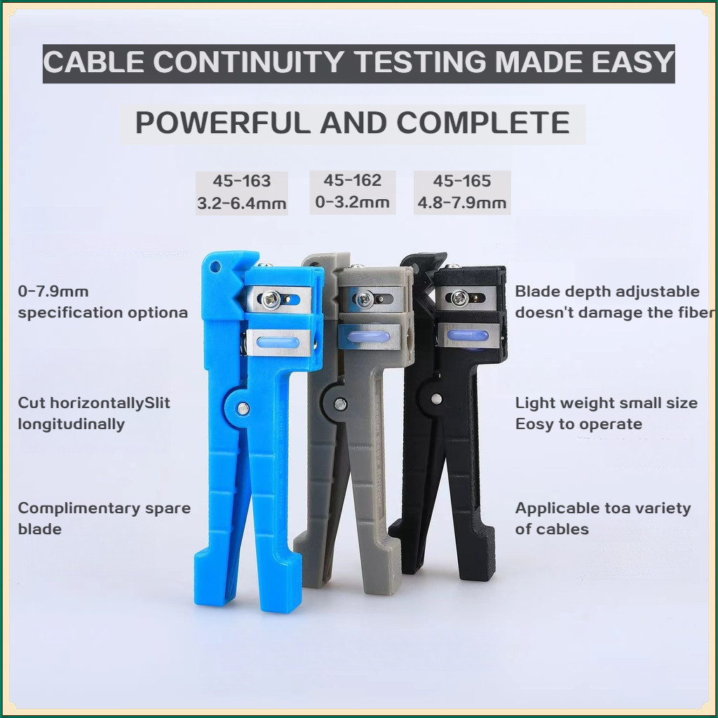 Fiber bundle tube stripper 45-162/45-163 cable cutting tool loose tube ...